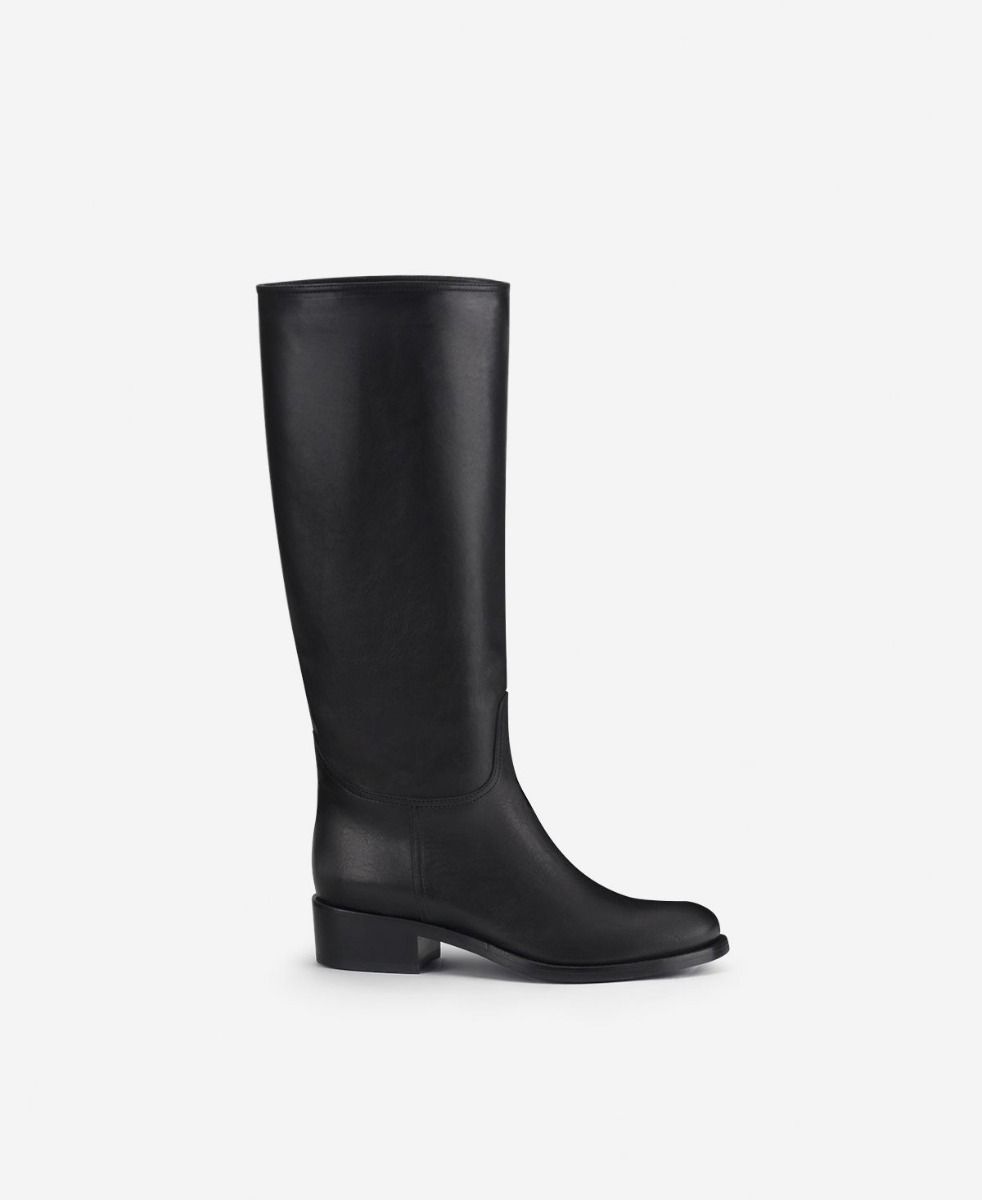 Leather boot Black Georgia | AGL