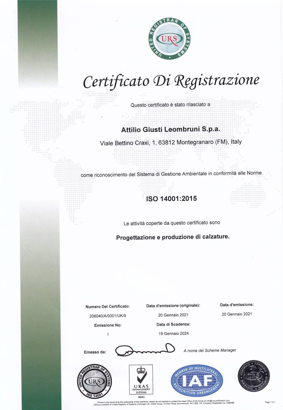 Sustainability and Environmental Certifications | AGL